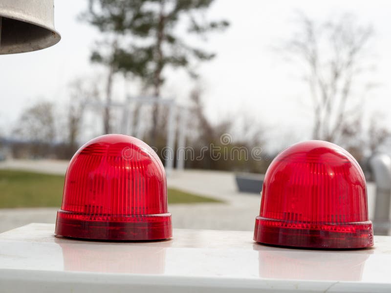 Lamps Security System Red Light Bulbs Stock Photos - Free & Royalty ...