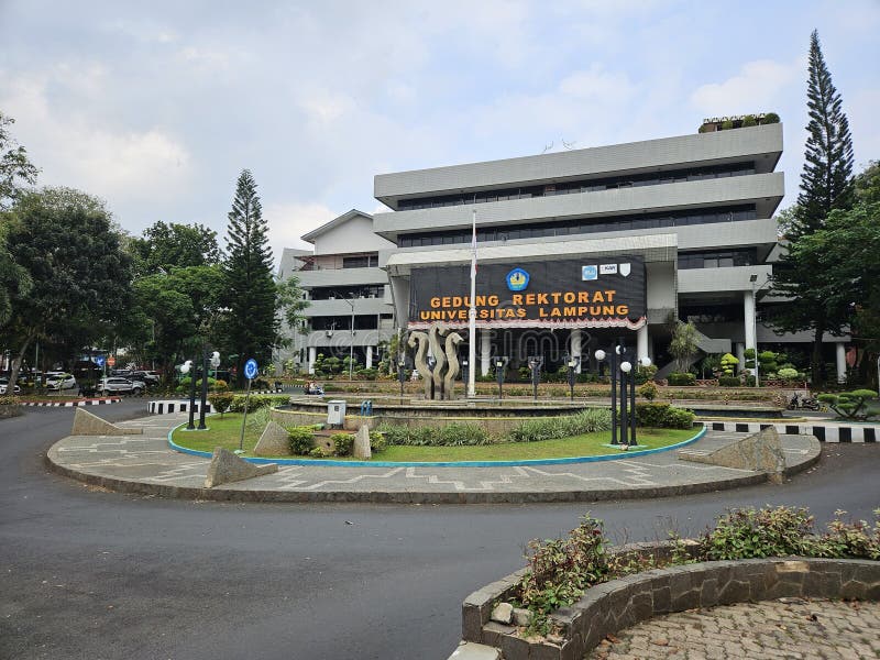Lampung University Building Editorial Stock Photo - Image of karomani ...