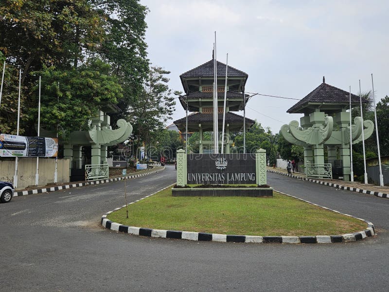 Lampung University Building Editorial Stock Photo - Image of editorial ...