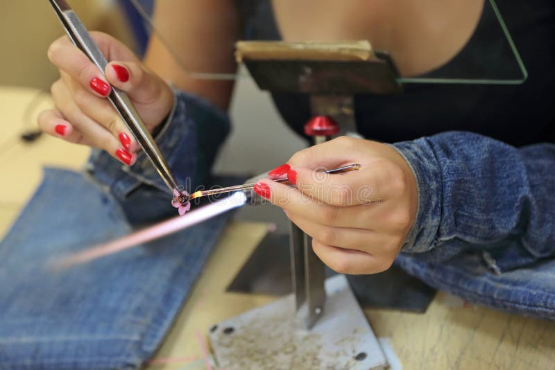 Lampworking stock photo. Image of fire, craftsmanship - 80144198