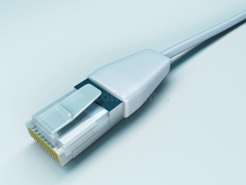 LAN Cable stock illustration. Illustration of connect - 16843279