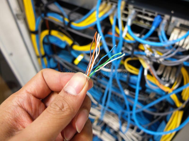 The LAN cable stock photo. Image of cable, device, computer - 316083282