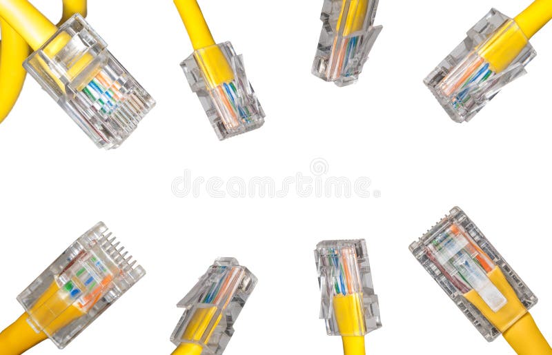 Lan cable close up stock image. Image of internet, flowing - 39799823