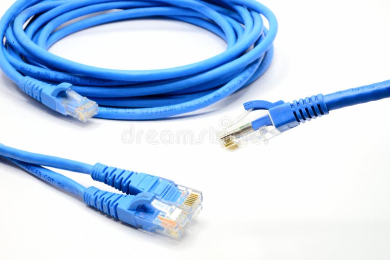 Network Device Connector RJ45 Stock Photo - Image of huge, cables: 34410374