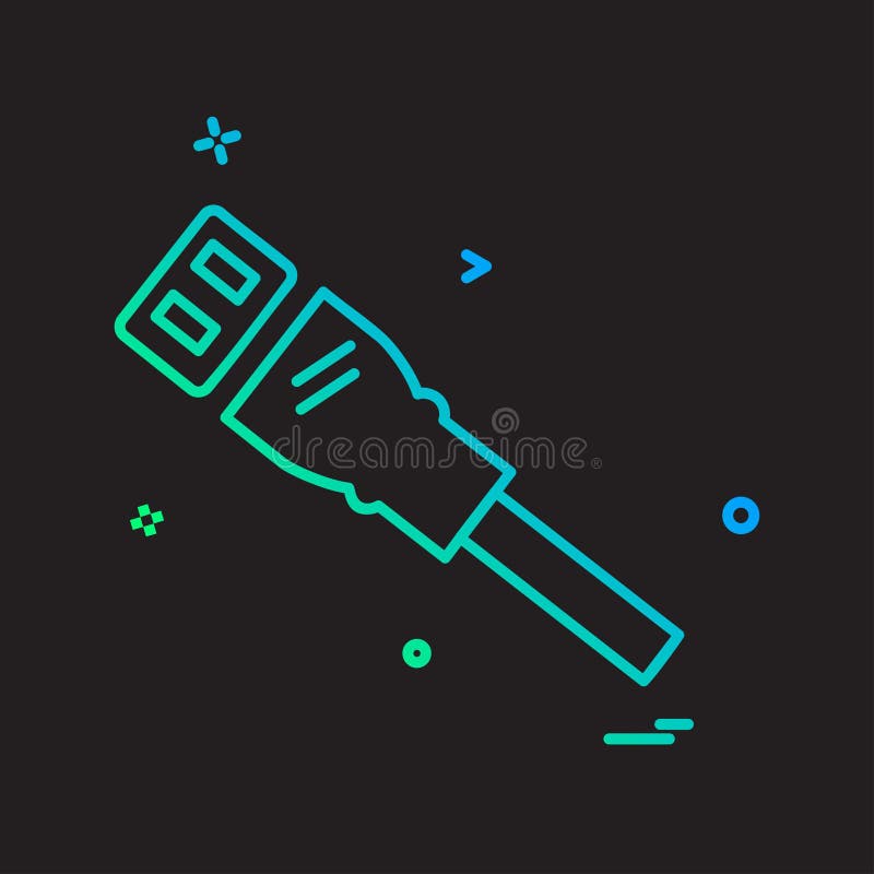 Lan Cable Icon Design Vector Stock Vector - Illustration of ...