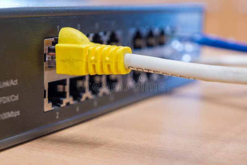 Gigabit Plugged stock photo. Image of internet, wired - 1931488