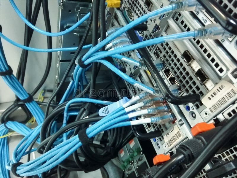 The LAN cable stock photo. Image of plug, electronic - 107595086