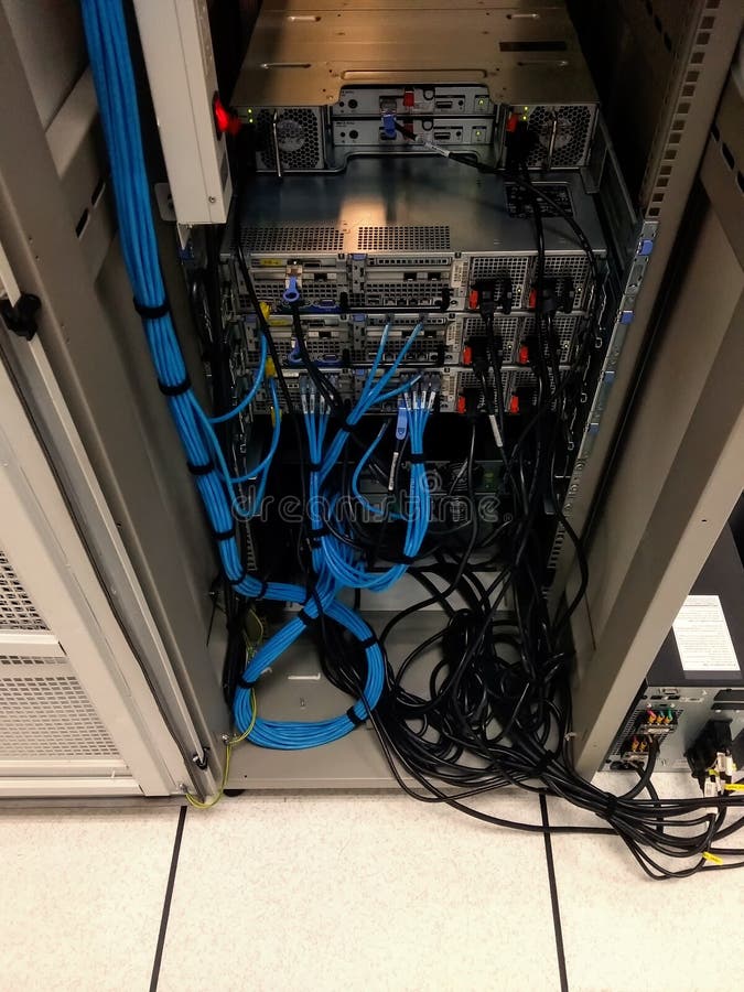 The LAN cable use server stock photo. Image of tech - 107595090