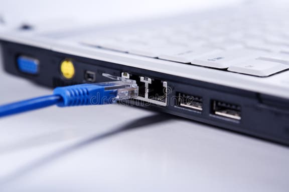 LAN connection stock photo. Image of connection, jack - 7286690