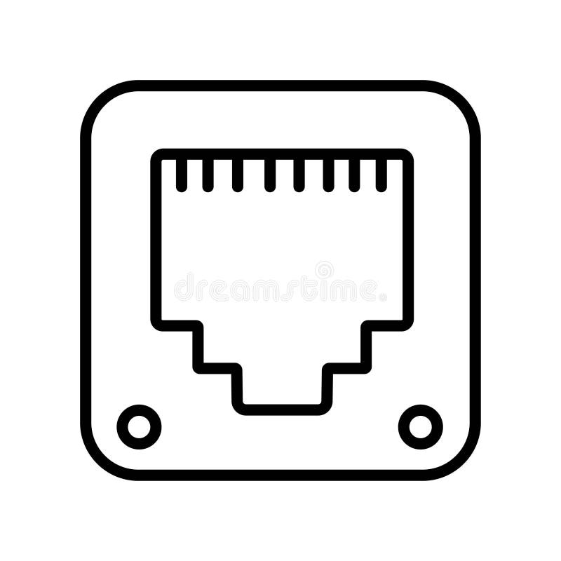 Ethernet switch icon stock illustration. Illustration of link - 144289548