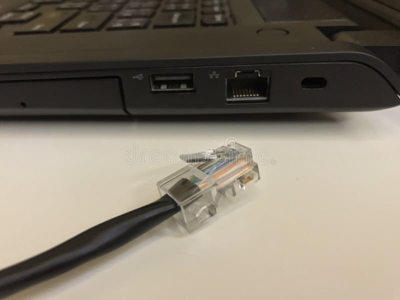 LAN connector stock image. Image of cord, connector, cable - 84089725