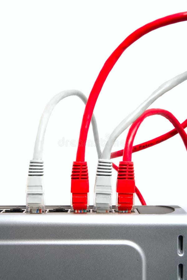 Lan equipment stock photo. Image of loop, white, isolated - 8447910