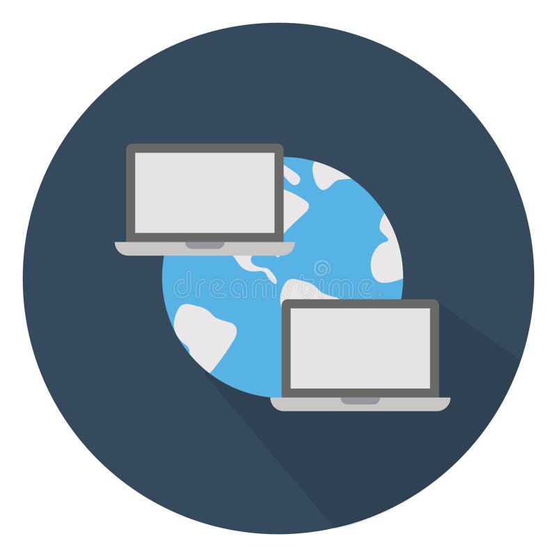 Lan, Local Network Color Vector Icon Which Can Easily Modify or Edit ...