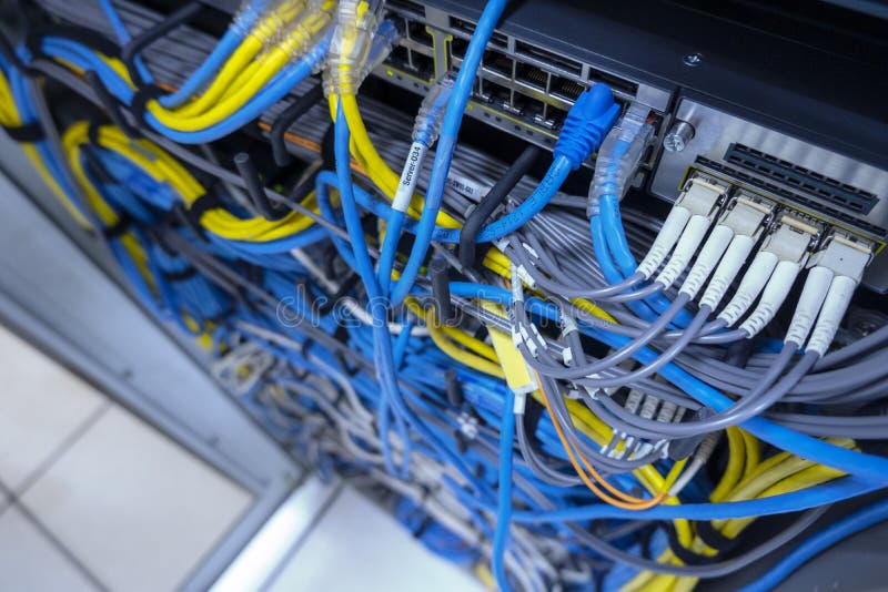 LAN Networking stock photo. Image of plug, switch, link - 253385828