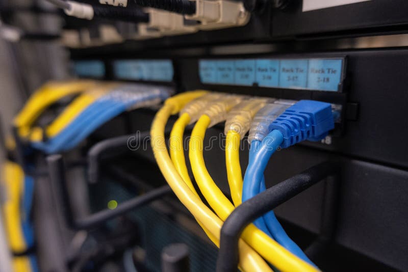LAN Networking stock image. Image of cables, internet - 253385829
