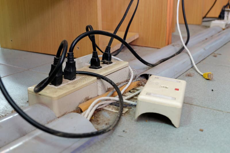 Lan outlet broken stock image. Image of connection, connect - 95026379