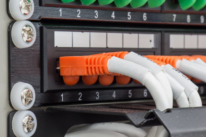 Lan panel switch stock photo. Image of domain, black - 40574456