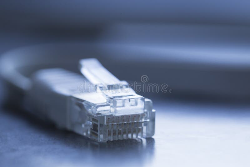LAN plug stock image. Image of telecommunications, ports - 77670187