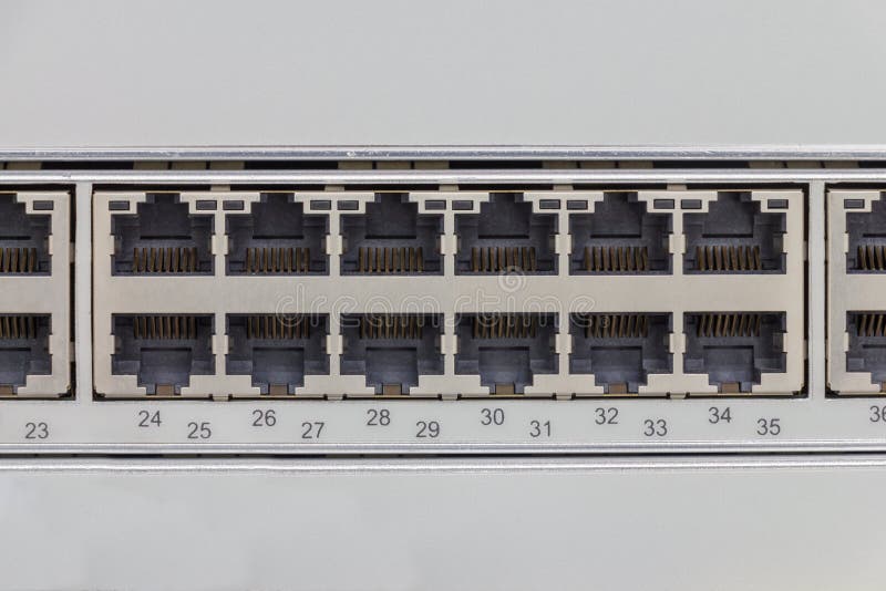 LAN port hub switch. stock image. Image of icon, network - 65185389