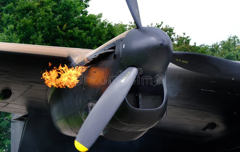 B-17 Bomber engine stock image. Image of airplane, cylinder - 27492459