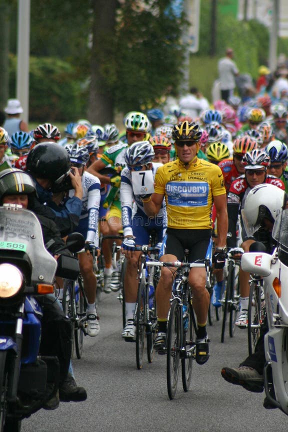 Lance Armstrong editorial photography. Image of step, running - 6491412