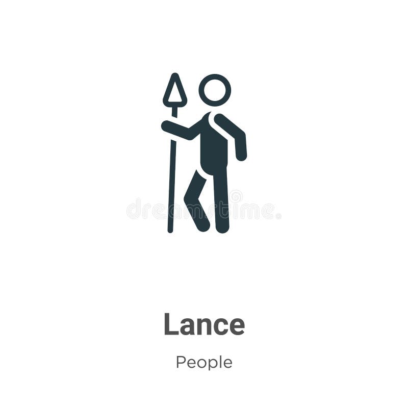 Lance Icon Vector Sign and Symbol Isolated on White Background, Lance ... Lance Icon Vector Sign and Symbol Isolated on White Background, Lance ...