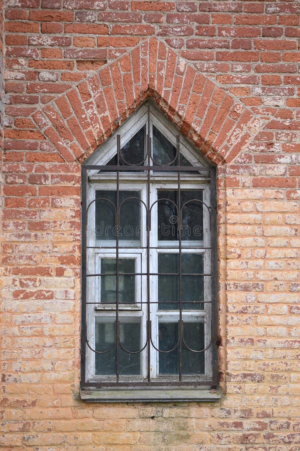 Lancet Window With Spider Webs Stock Photo - Image of fear, night: 13002644