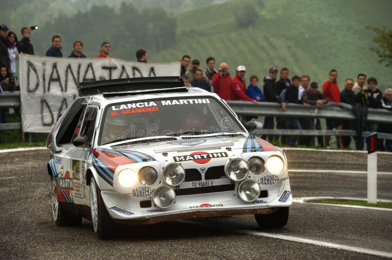Lancia Delta S4 Martini editorial stock photo. Image of lancia - 27285748