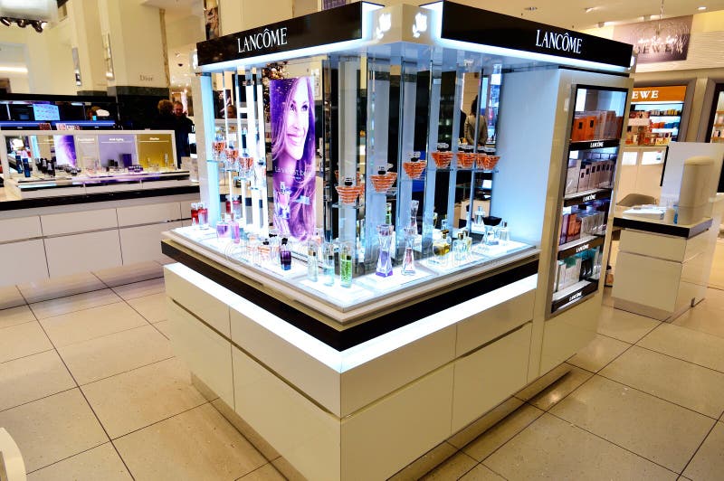 Lancome Stand in Perfumery Store in Hamburg, Germany Editorial Stock ...