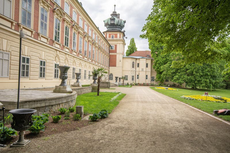 Lancut - Castle and Park Complex, Poland. Stock Photo - Image of tower ...