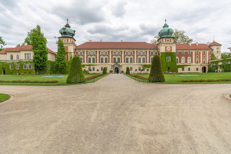Lancut - Castle and Park Complex, Poland. Stock Image - Image of statue ...