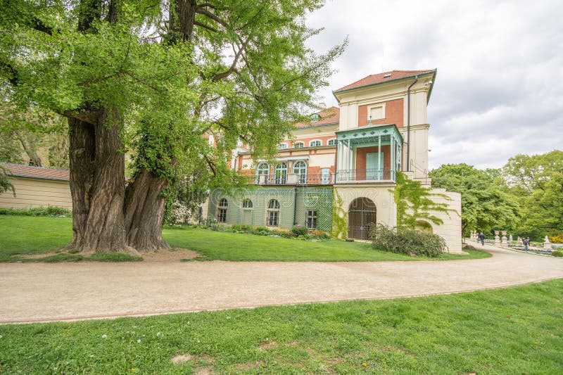 Lancut - Castle and Park Complex, Poland. Stock Image - Image of wall ...
