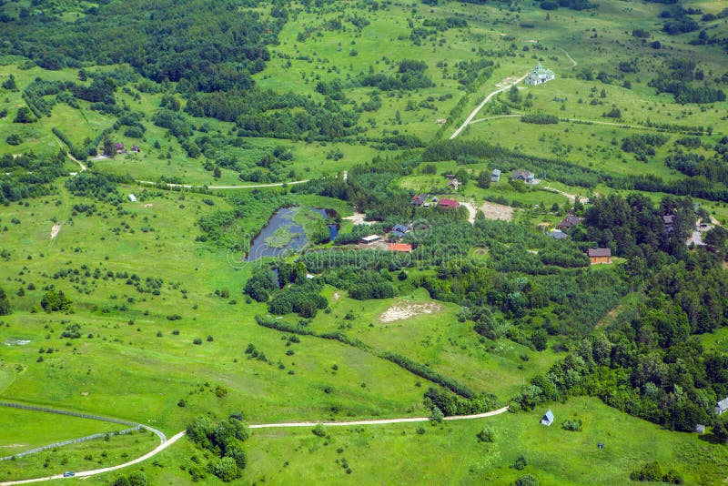 Land from above stock image. Image of country, grass - 28077603