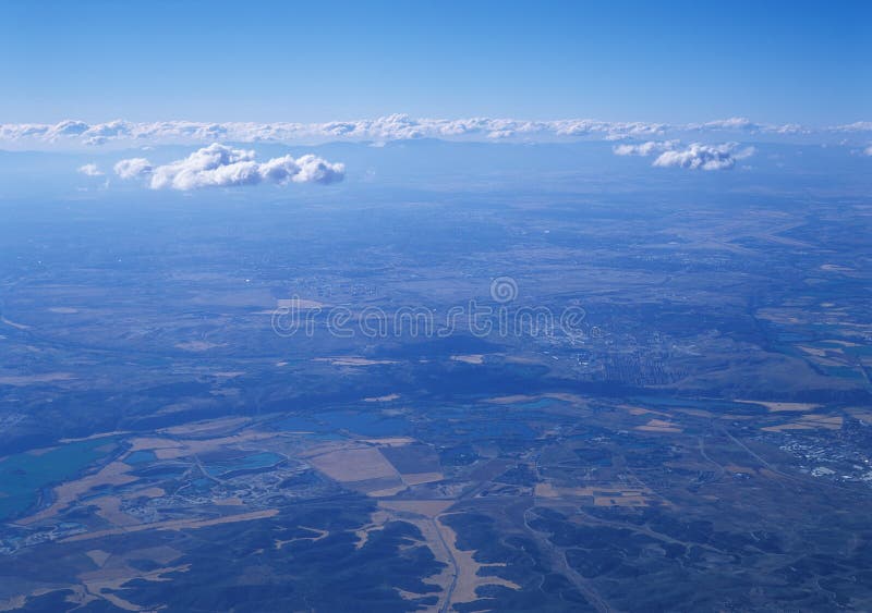 Land from above. stock image. Image of beauty, aerial - 44790469