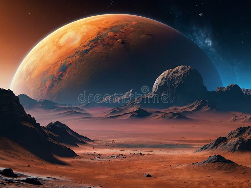 The Land of Another Planet in a Distant Galaxy, a Planet without an ...