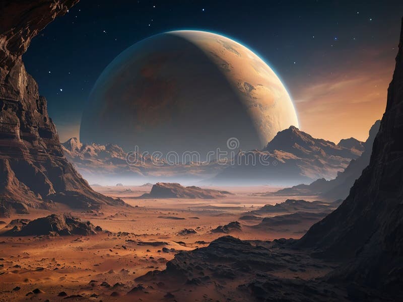 The Land of Another Planet in a Distant Galaxy, a Planet without an ...