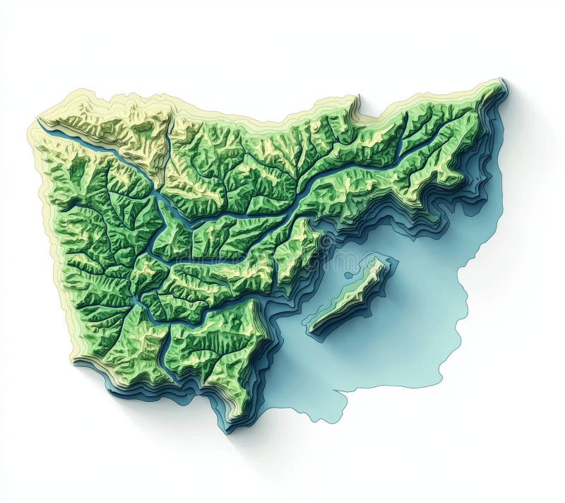 Land Cover, Rivers, and Shaded Relief are Included in this Detailed ... Land Cover, Rivers, and Shaded Relief are Included in this Detailed ...