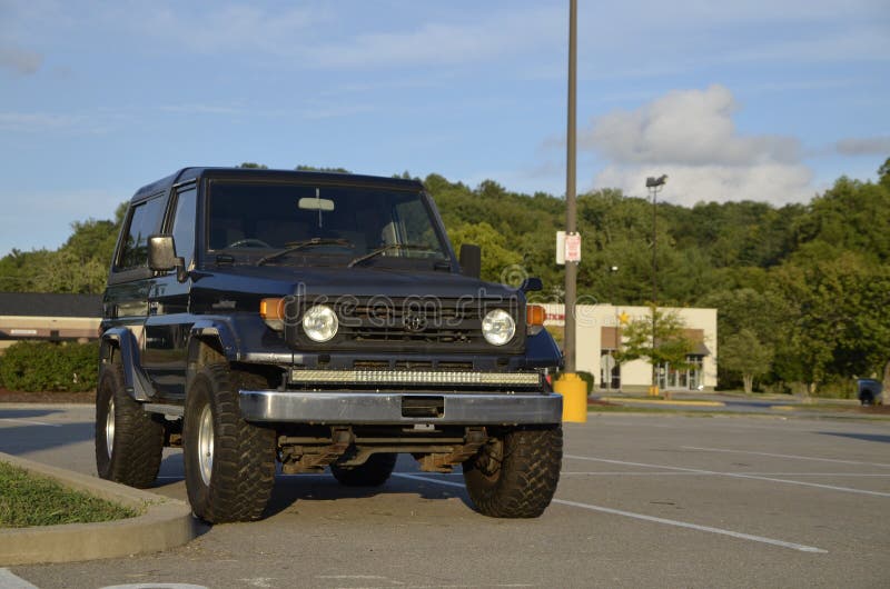 Land Cruiser Short Wheelbase 70 Series Stock Photo - Image of cruiser ...
