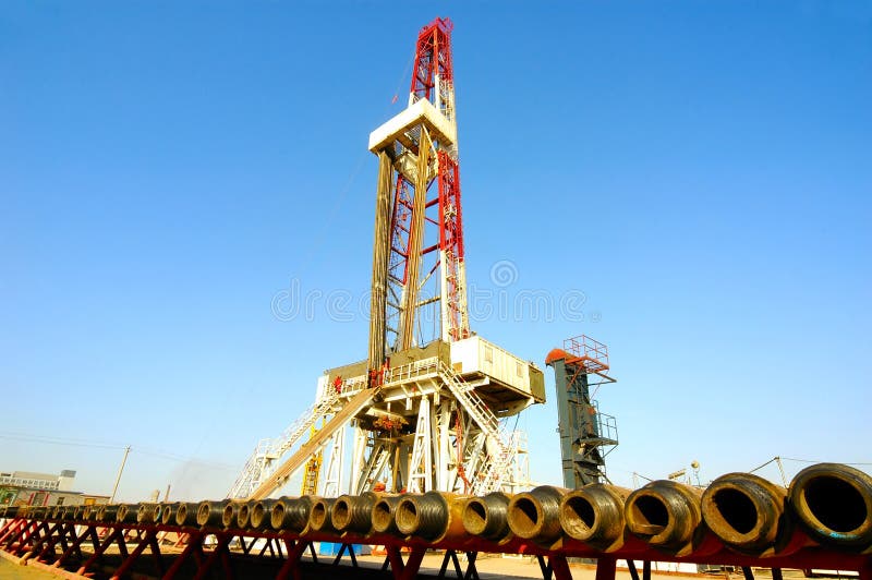 Land drilling rig stock image. Image of energy, drilling - 6847685