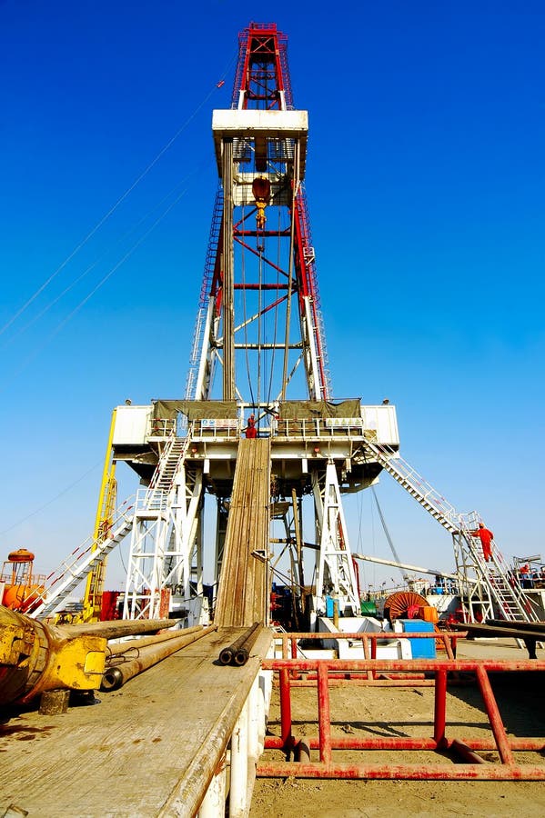 Land drilling rig stock photo. Image of china, land, drilling - 6861892