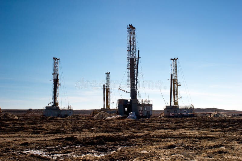 Land drilling rig stock photo. Image of energy, platform - 69637244