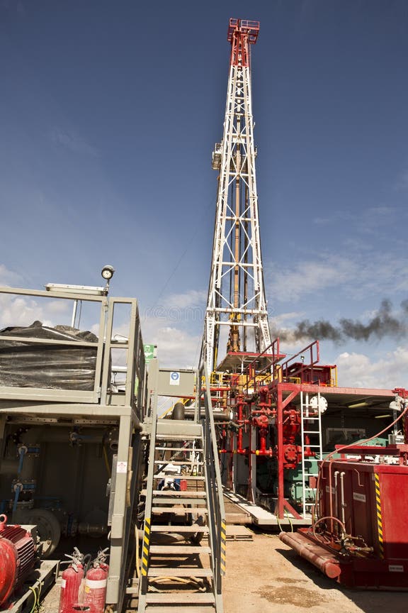 Land Drilling Rig Views stock photo. Image of tanks, shaker - 41986350