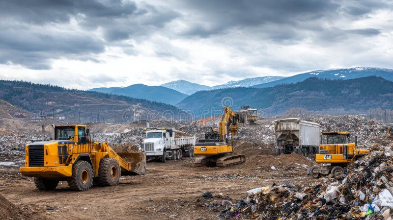 Land with Garbage, Garbage Dump Landscape of Ecological Damage ...