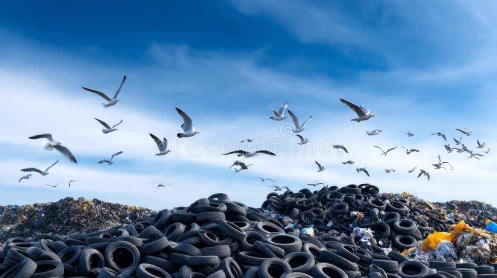 Land with Garbage, Garbage Dump Landscape of Ecological Damage ...