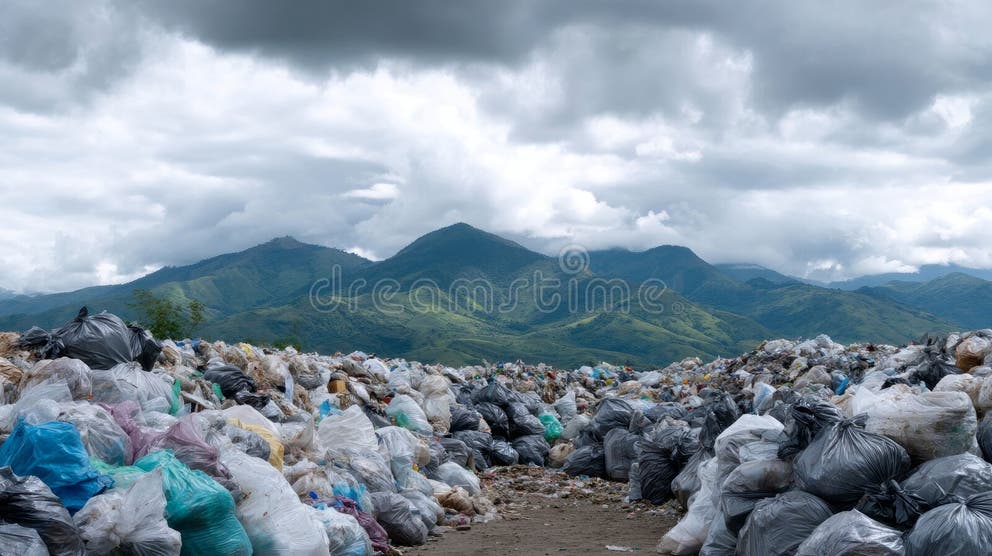 Land with Garbage, Garbage Dump Landscape of Ecological Damage ...