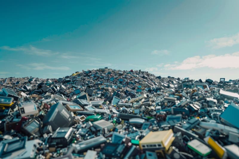 Land with Garbage, Garbage Dump Landscape of Ecological Damage ...