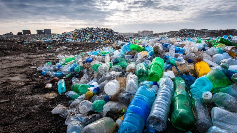 Ecological Plastic Trash Dump Garbage Waste Dirty Nature Rubbish ...