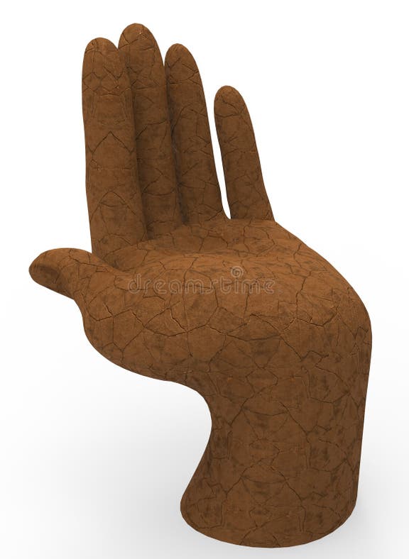 Land hand stock illustration. Illustration of help, icon - 39791181