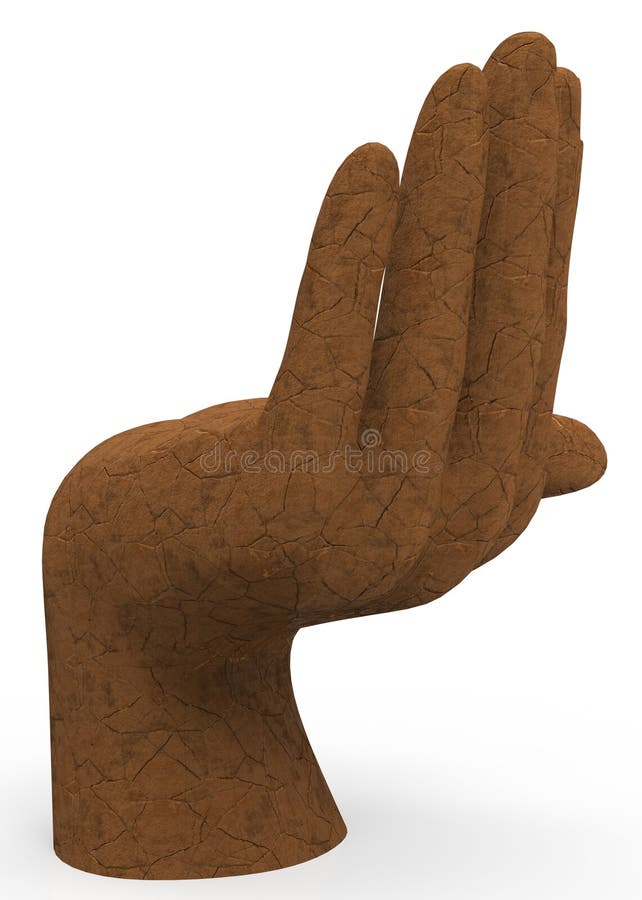 Land hand stock illustration. Illustration of african - 39791190