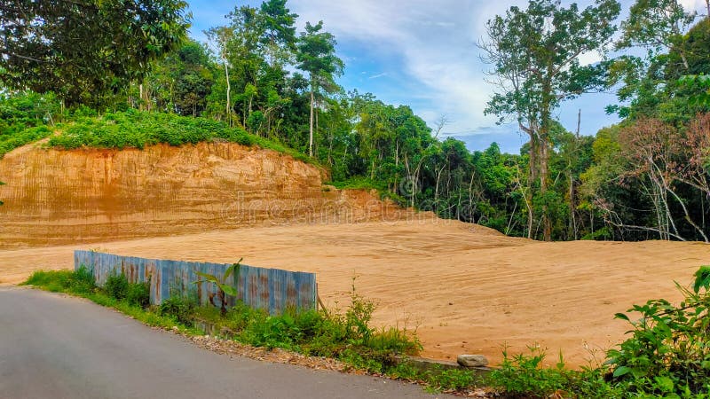 The Land Has Been Cleared and is Ready for Building Construction Stock ...